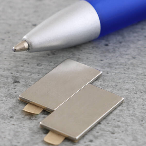 Neodymium Block Magnets Self Adhesive 20mm x 10mm x 2mm - N35 – Magnets ...