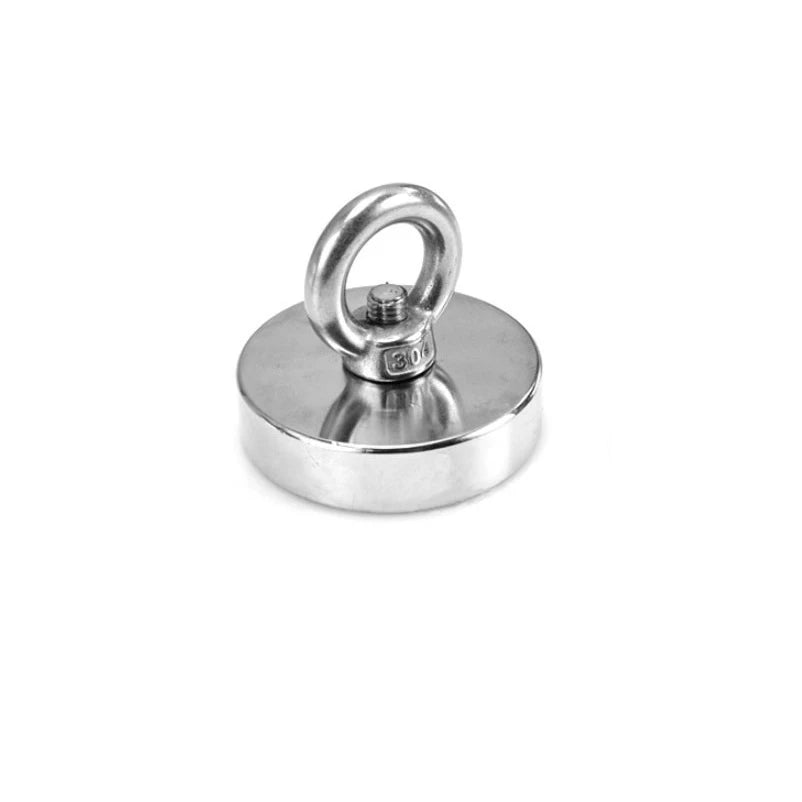 Magnet Fishing Neodymium Magnet 55mm - 102kg Pull – Magnets Direct