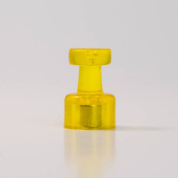 Magnetic Pins Office Magnets 10mm Yellow – Magnets Direct